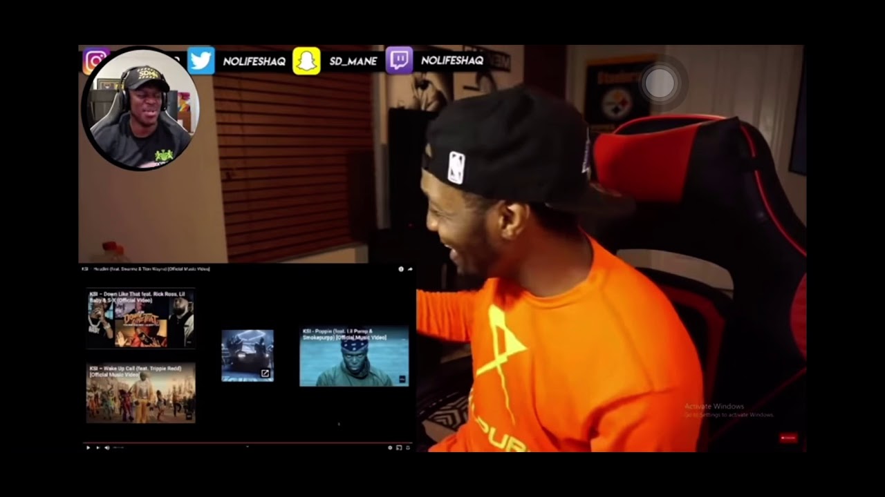 No Life Shaq called KSI KFC - YouTube