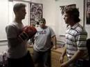 Dorm room boxing - YouTube
