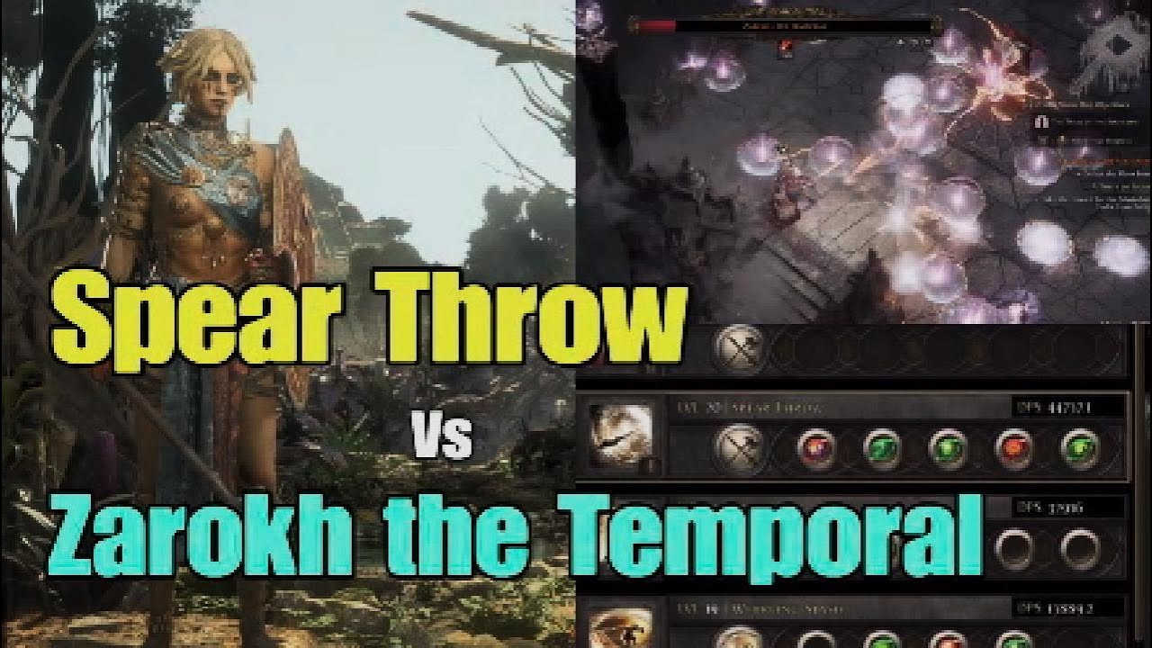 Path of Exile 2 Spear Throw Vs Zarokh The Temporal Ritualist 4th ...