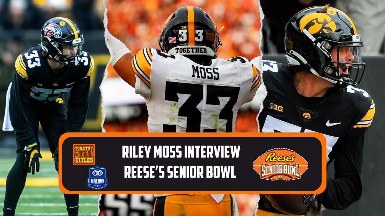 Exclusive Interview: Iowa Hawkeye DB, Riley Moss - YouTube