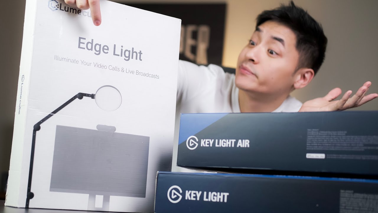 Lume Cube Edge Light vs Elgato Key Lights QUICK REVIEW and COMPARISON ...