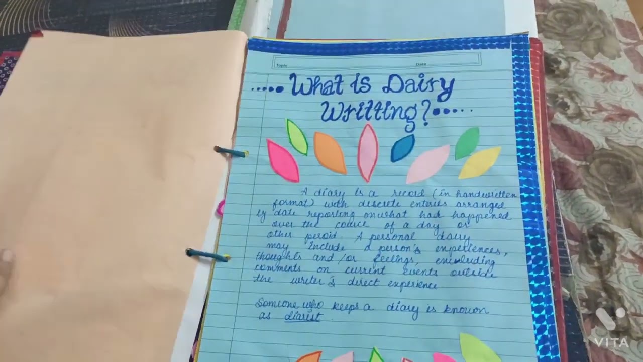 class 10 th english project on Anne Frank #project #projectfile - YouTube