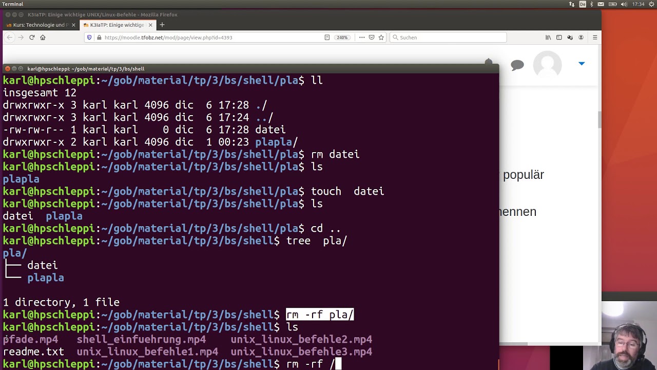 UNIX/Linux-Befehle 3 - YouTube