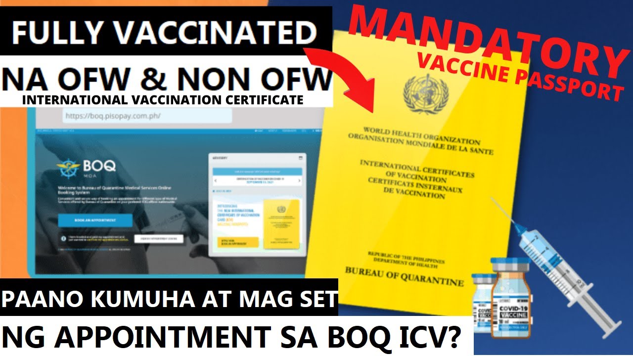 BOQ INTERNATIONAL CERTIFICATE OF VACCINATION ONLINE APPOINTMENT YouTube boq-international-certificate-of-vaccination-online-appointment-youtube