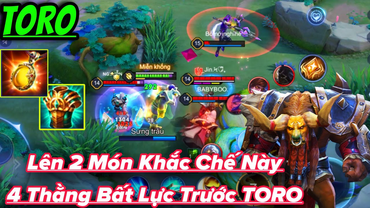 TORO Cân 4 Lại Phải Gánh Team Lên Được 2 Món Khắc Chế Này Thì Địch Bất ...
