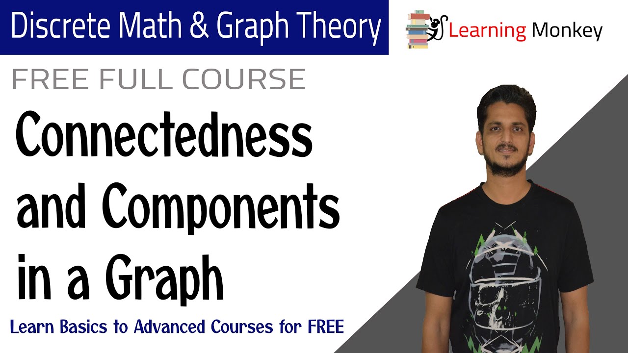 Connectedness and Components in a Graph || Lesson 138 || Dsicrete Math ...