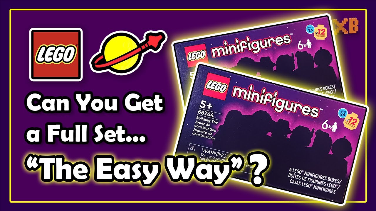 2 Six-Packs Challenge! - LEGO SPACE CMF Series 26 - TIPS - YouTube