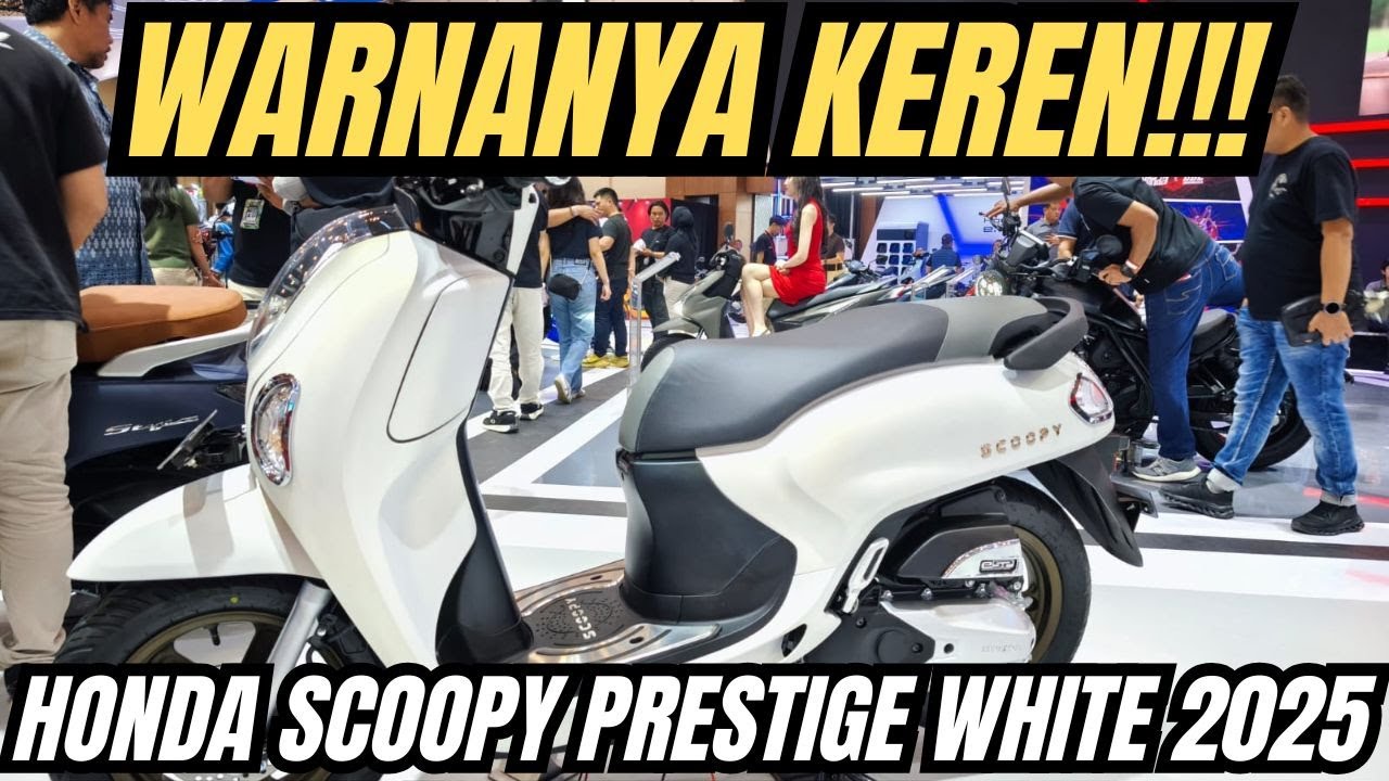 FIRST IMPRESSION HONDA SCOOPY PRESTIGE WHITE 2025 - YouTube