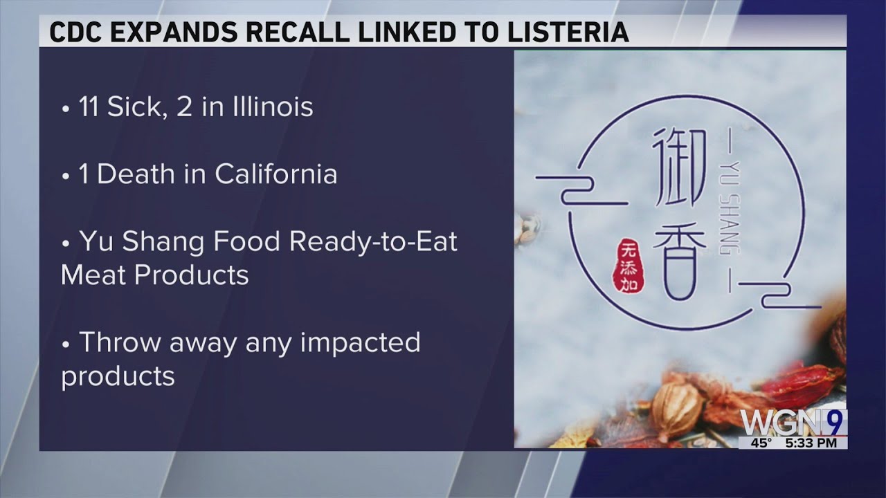 CDC: Listeria infections reported in 4 states, including Illinois - YouTube