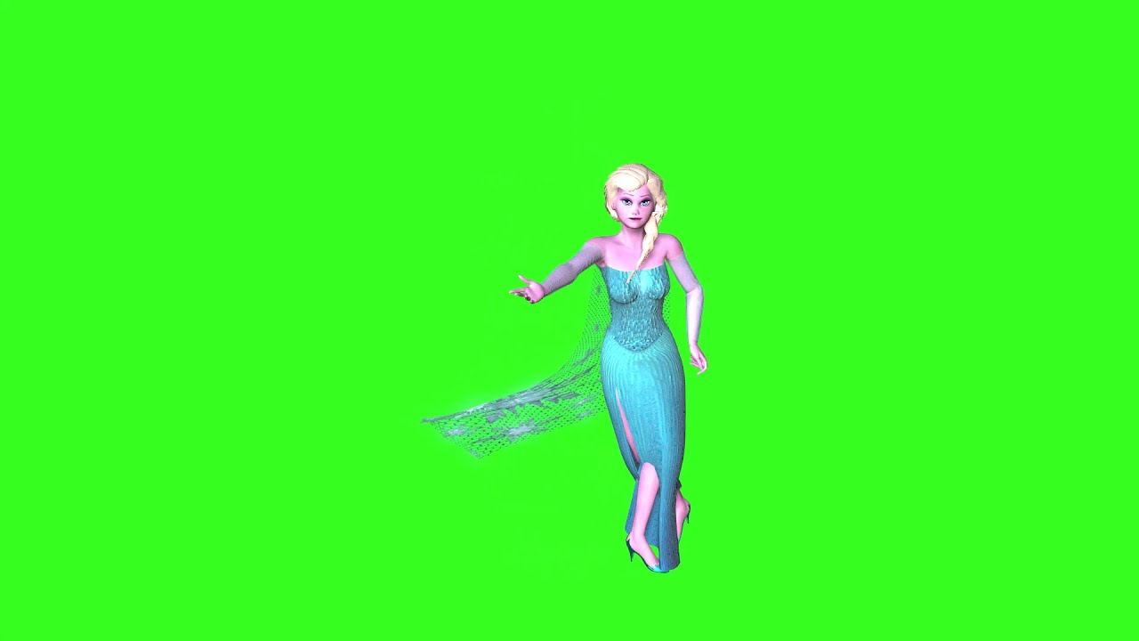 Грин скрин green screen dance Frozen elsa 👍 - YouTube