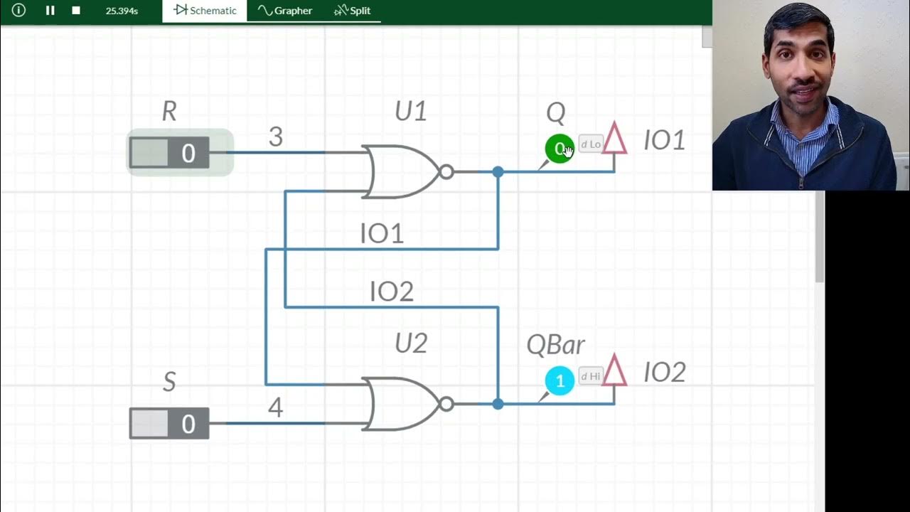 7 3 SR Latch Multisim - YouTube