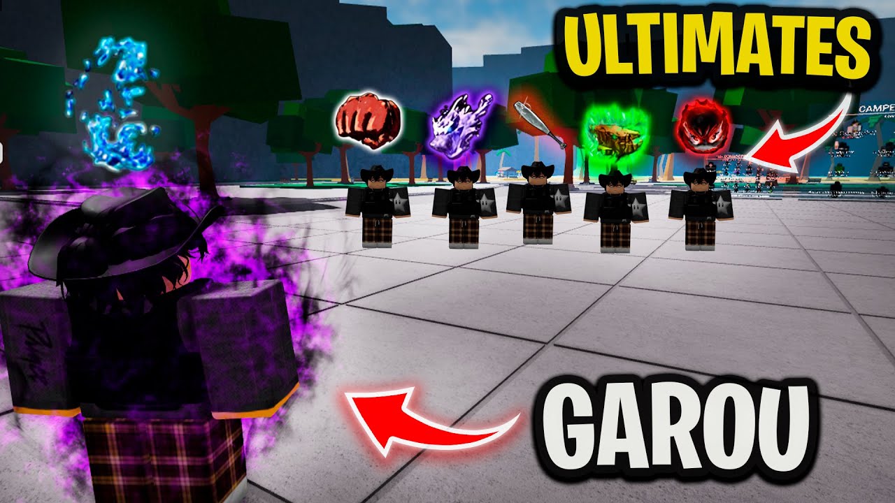 ULTIMATE DE GAROU VS TODAS LA ULTIMATES EN THE STRONGEST BATTLEGROUNDS ...