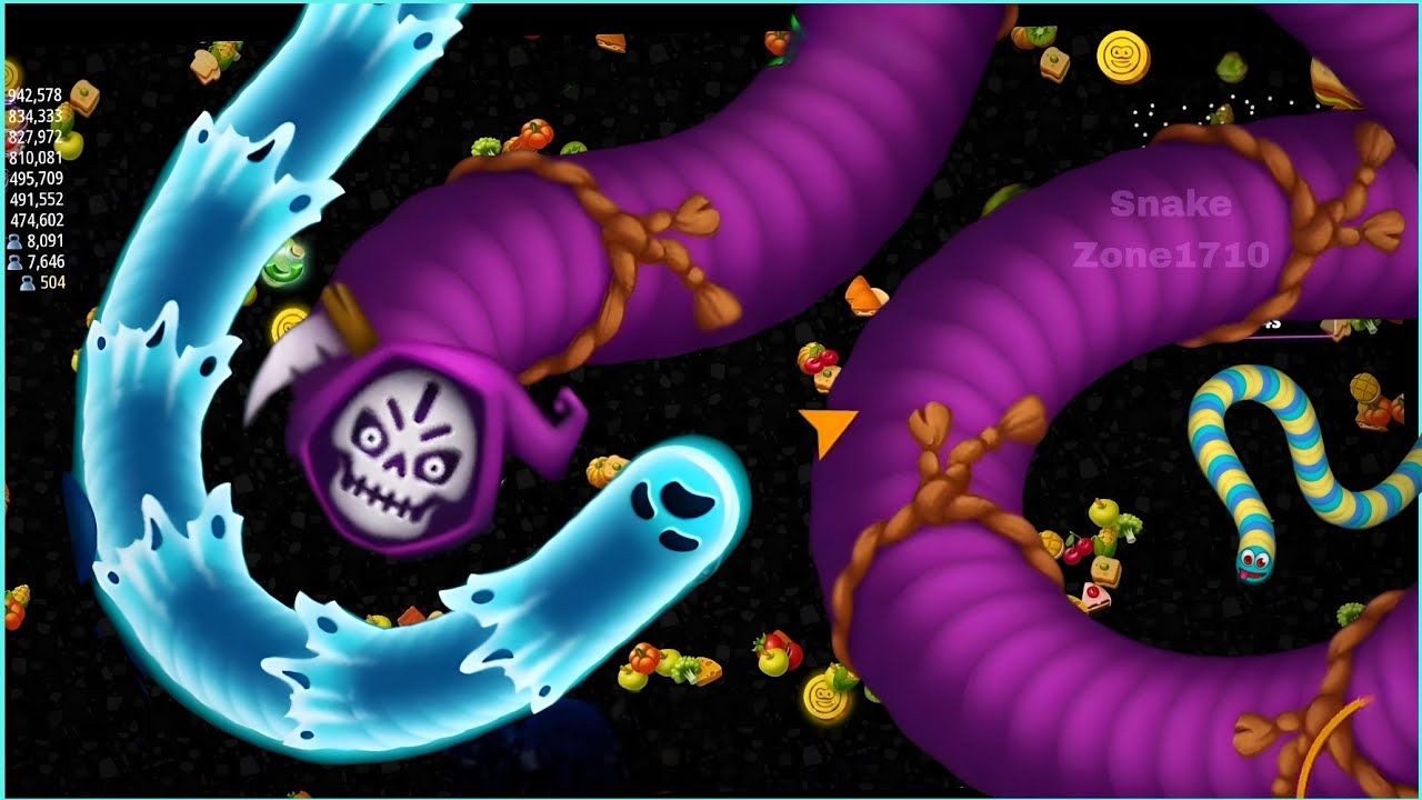 Worms zone Unlock New skin | Worms Zone new update 5.9.1 new snake skin ...
