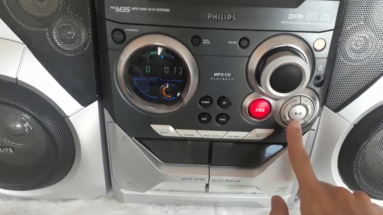 Mini System Philips fwM35 - YouTube