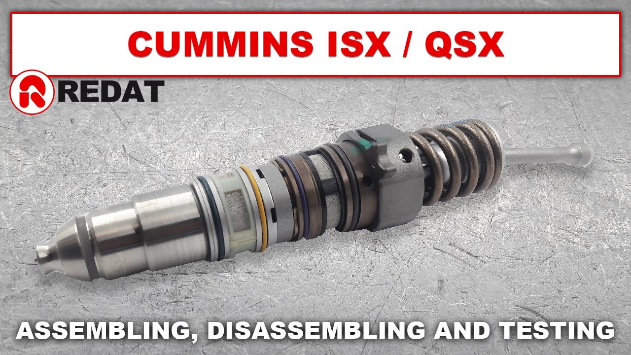 Cummins ISX / QSX injectors - Assembling, disassembling and testing ...