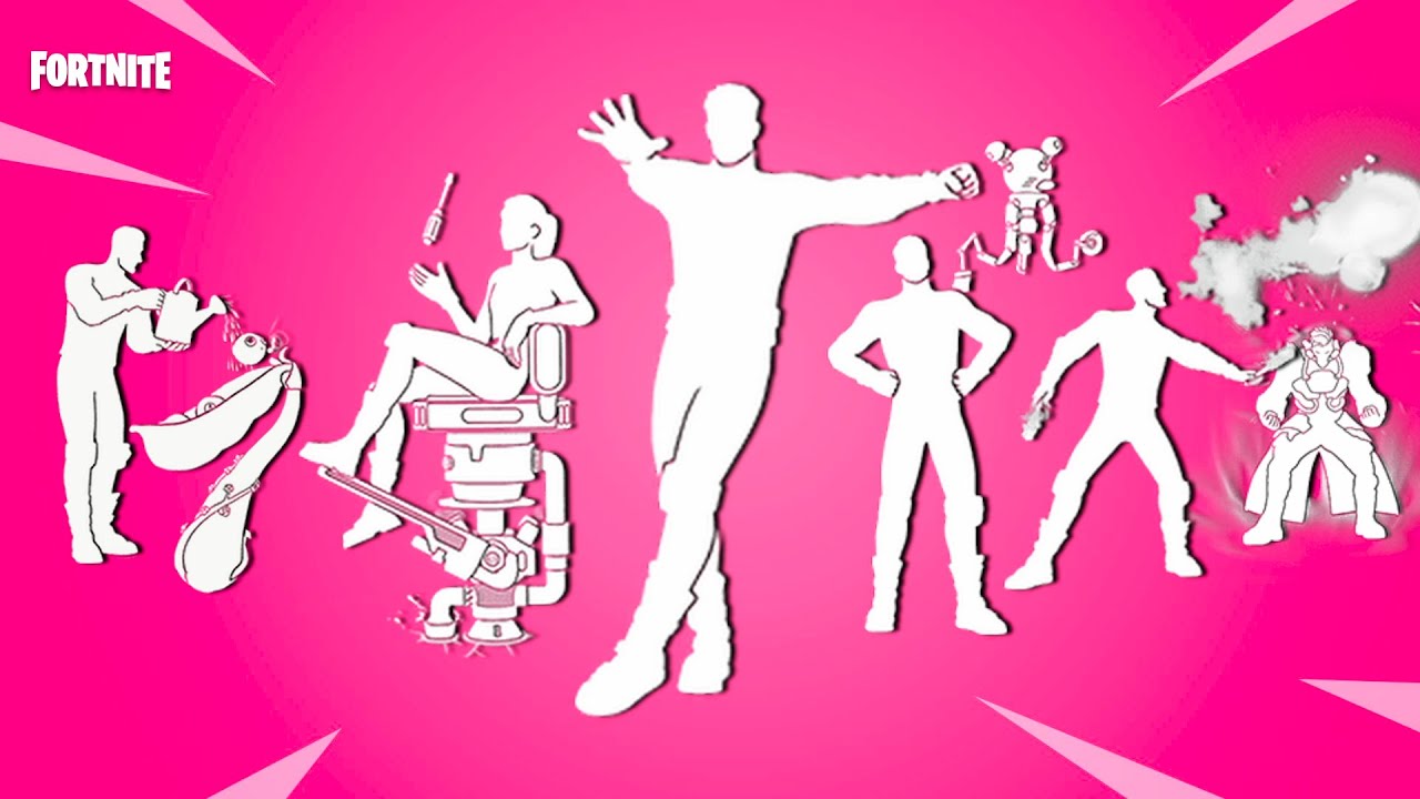 All Fortnite CHAPTER 5 SEASON 3 BATTLE PASS Emotes - YouTube