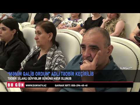 SUMQAYITDA “MƏNİM QALİB ORDUM” ADLI TƏDBİR KEÇİRİLİB