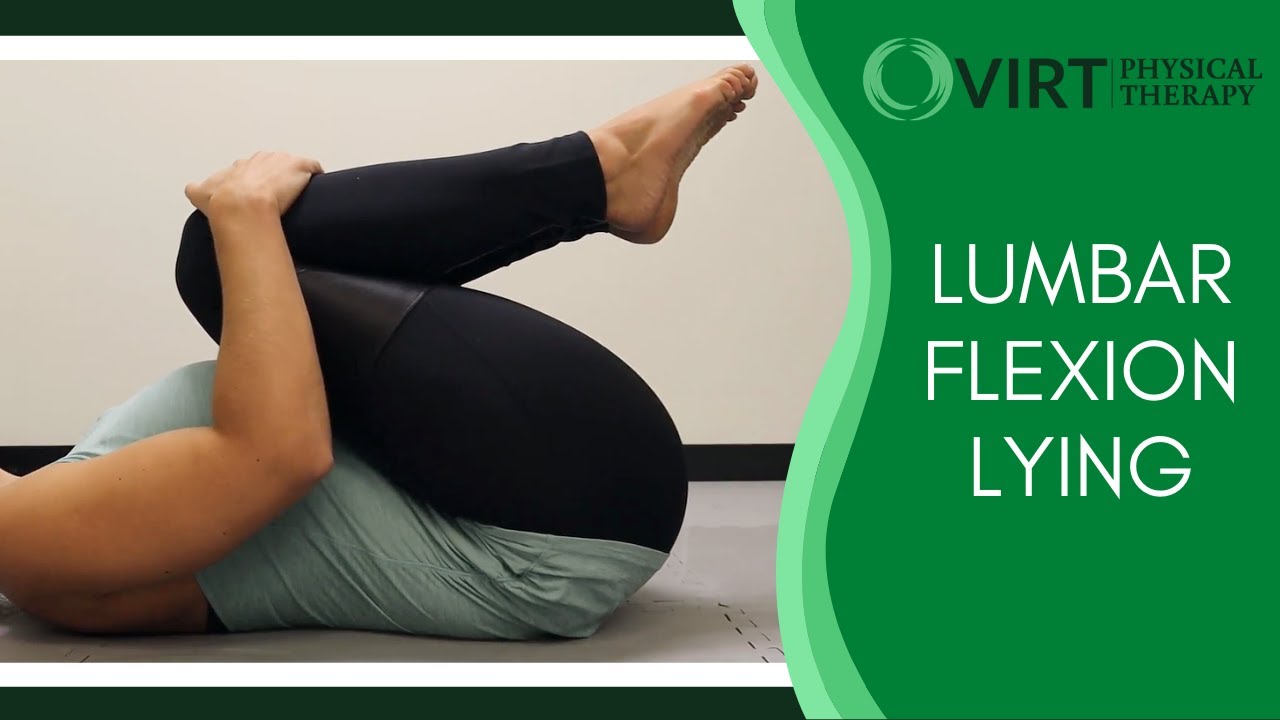 Lumbar Flexion in supine - YouTube