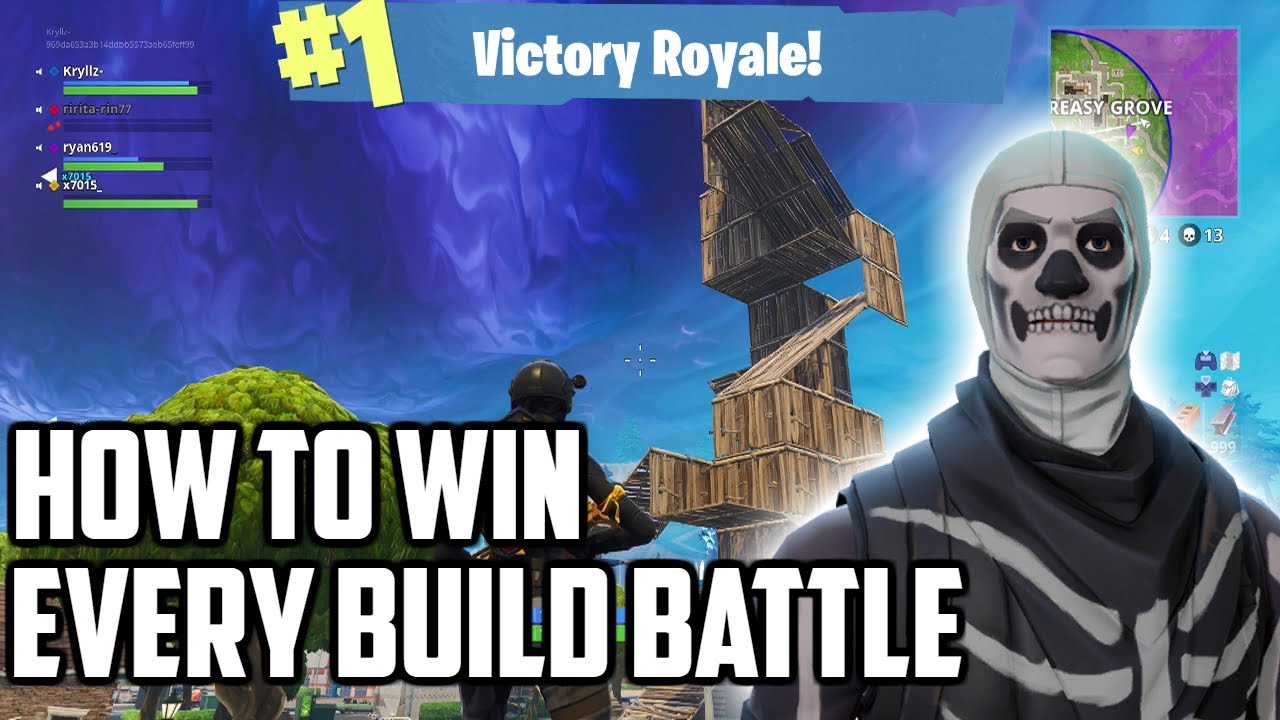 HOW TO WIN EVERY BUILD BATTLE (Fortnite) - YouTube