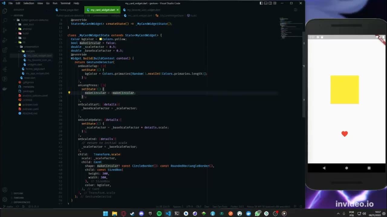Flutter Widget - Gesture Detector - YouTube