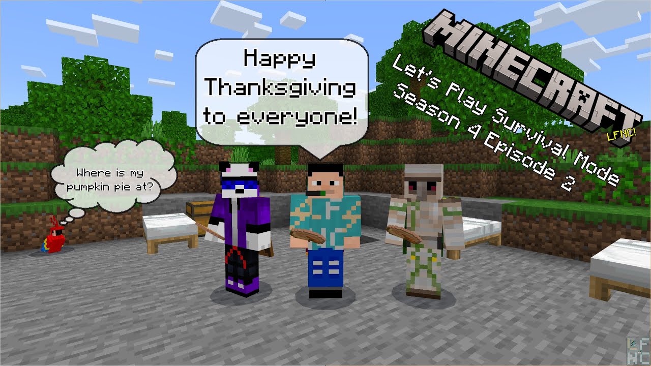 Minecraft Let's Play Survival Mode Season 4 Episode 2 - YouTube