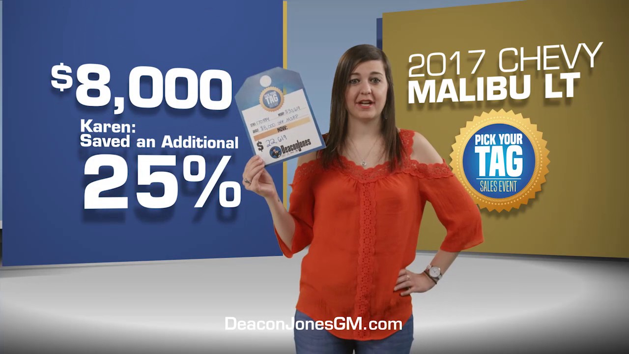 Deacon Jones Auto Group DJ 1021 H Pick Your Tag Sales Event - YouTube