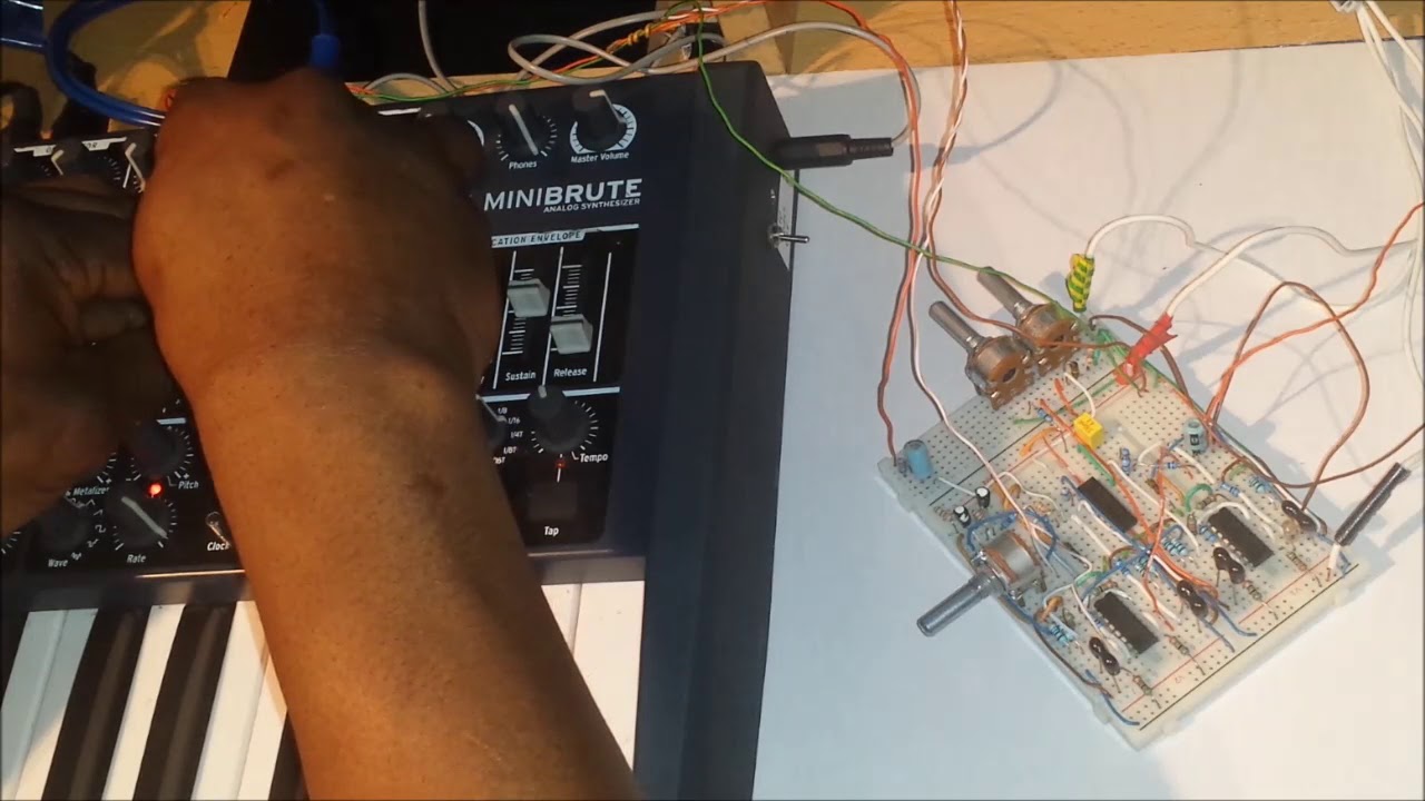 Diy Analog Synth Project The Sem Vcf 4 Pole Prototype Test Demo 03 With Adonis Acid Youtube
