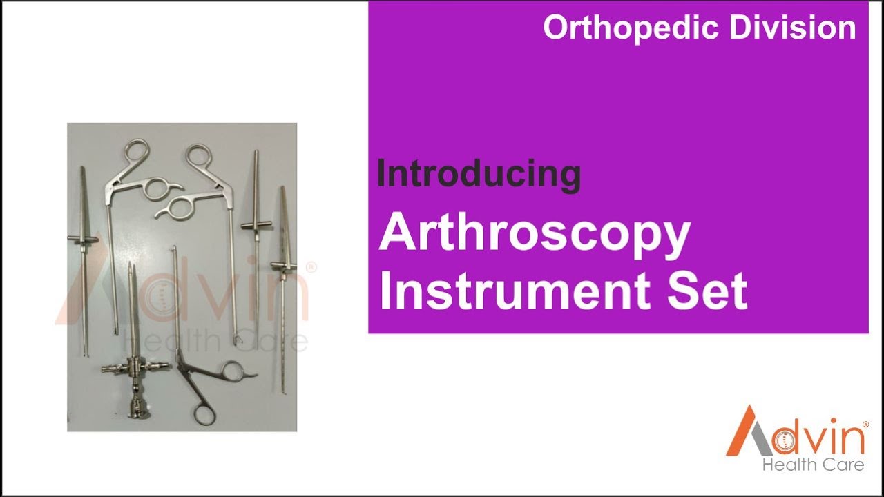 Arthroscopy Instruments - YouTube
