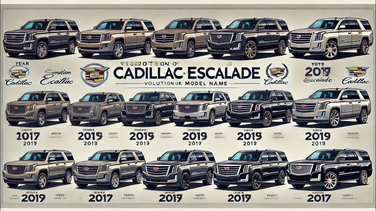 Evolution of Cadillac Escalade (1998-2025) - YouTube