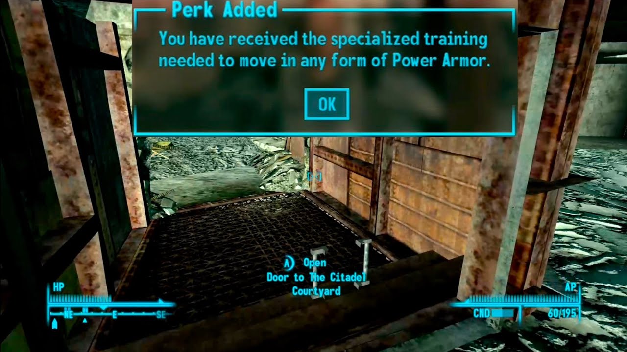 FALLOUT 3: HOW TO GET IN THE CITADEL EARLY (GLITCH) EARLY POWER ARMOR ...