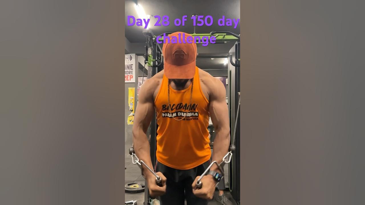 Day 28 of 150 days challenge, #fitnessmotivation #150dayschallenge #minivlog #gymmotivation ...