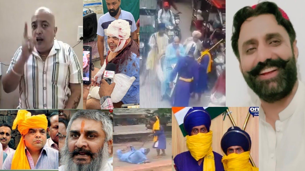 Sandeep Thapar da kutapa Nihang Singh Ludhiana Amit Arora shiv Sena ...