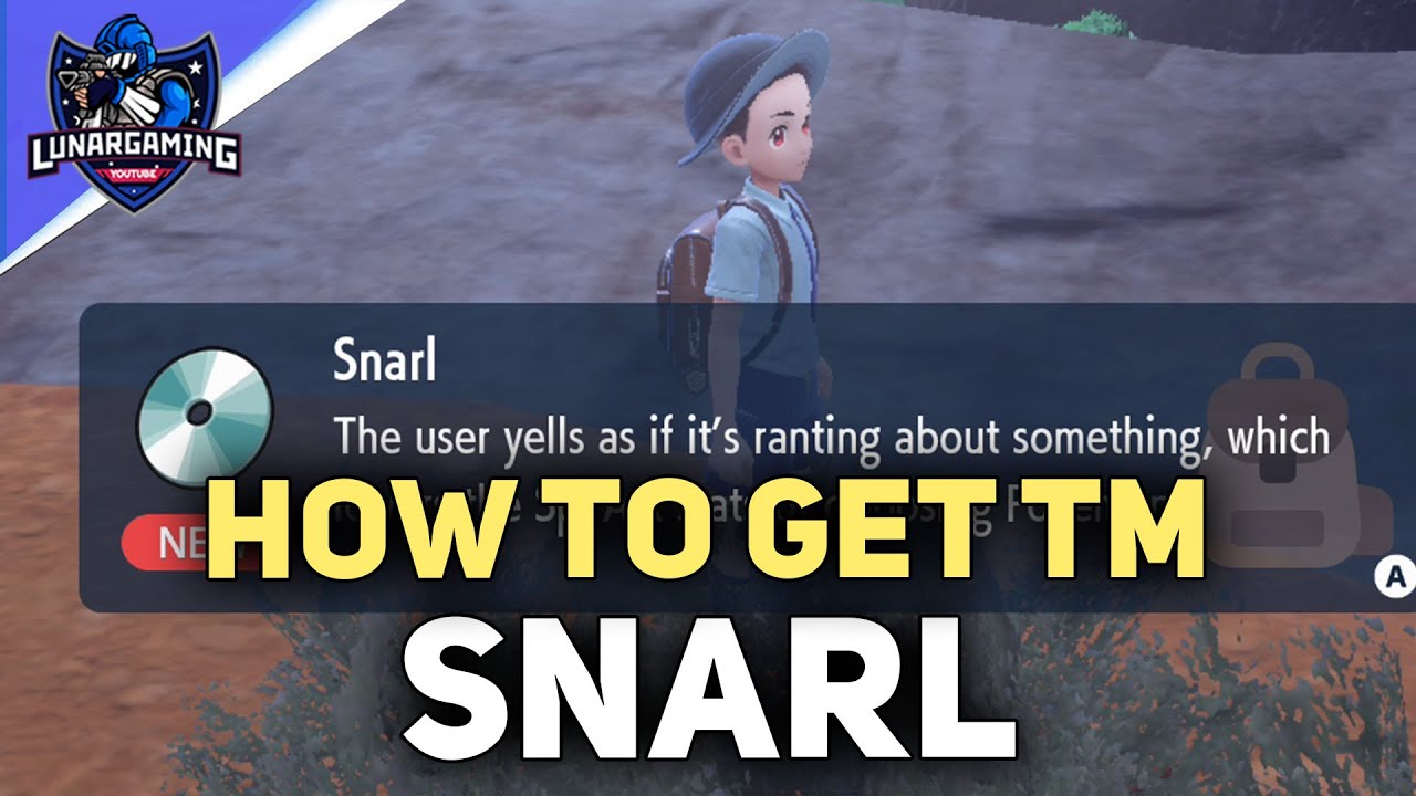How To Get Find The TM Snarl Pokemon Scarlet and Violet - YouTube