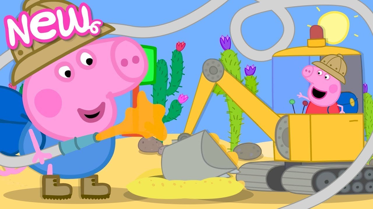 Peppa Pig Tales 🚜 Giant George's Sand Pit Adventure! 🪣 BRAND NEW Peppa ...