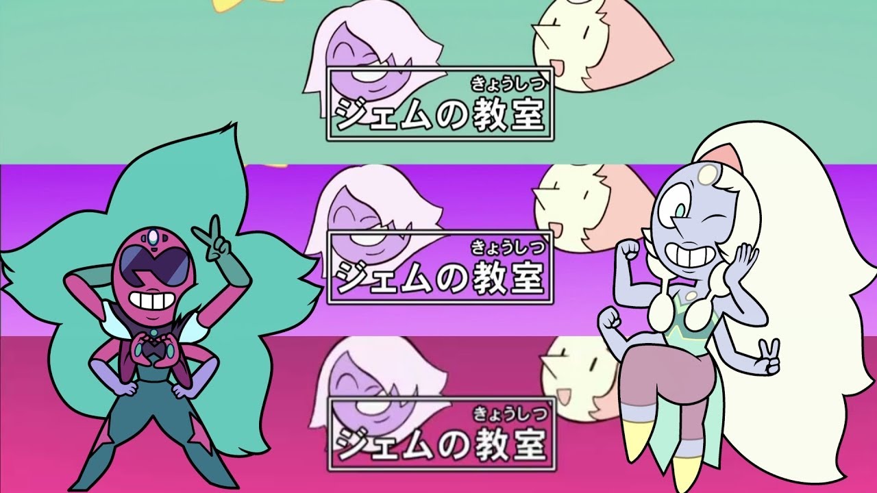 Steven Universe - All Classroom Gems Shorts In Japanese #2017 - YouTube