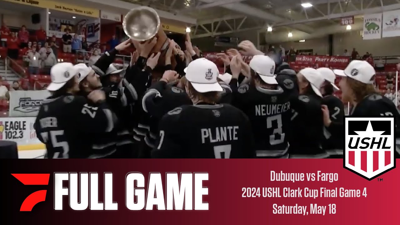 FULL GAME: 2024 USHL Clark Cup Final Game 4 | Dubuque Fighting Saints ...