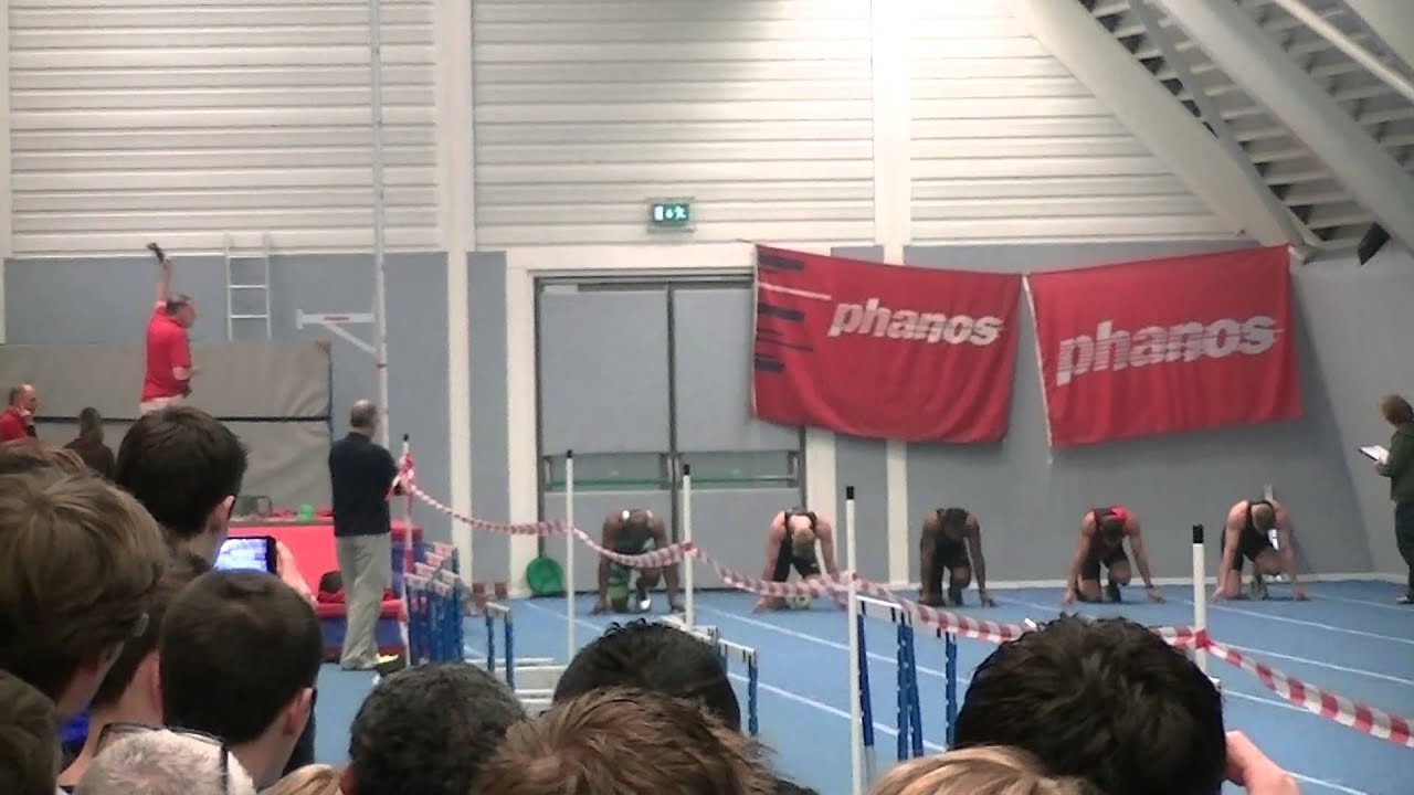 Phanos Indoor 3 februari 2013 - 60m reeks 1, serie 22 - YouTube