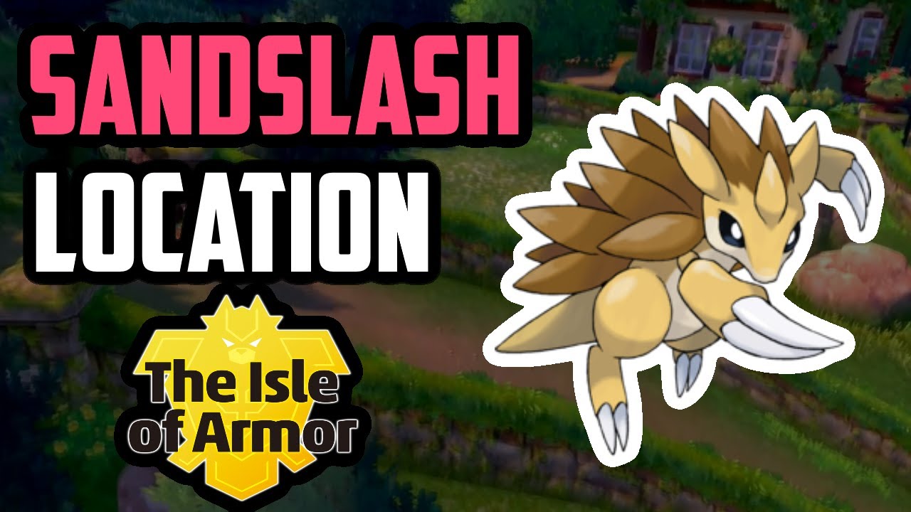 How to Catch Sandslash - Pokemon Sword & Shield (DLC) - YouTube