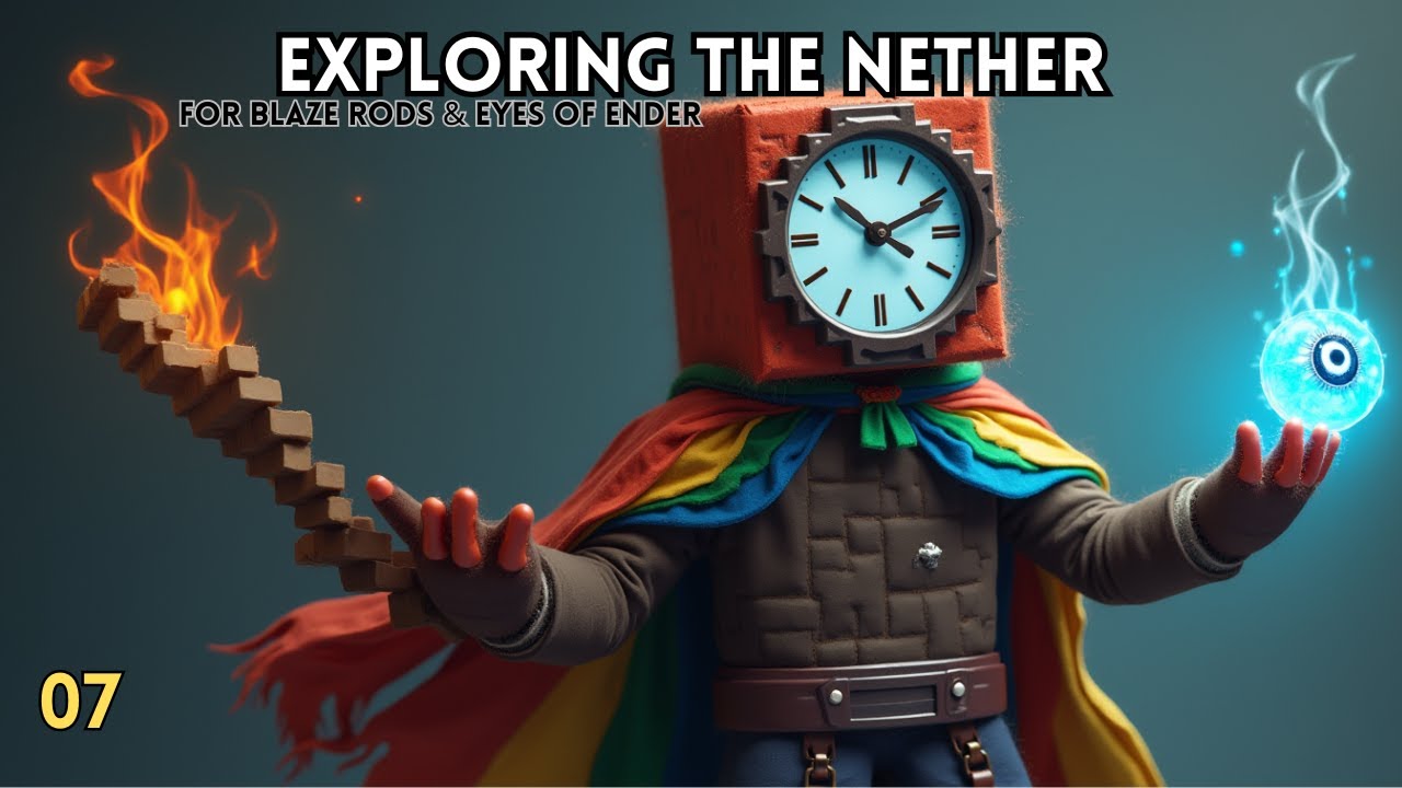 Into the Nether! Farming Blaze Rods & Ender Pearls for the End Portal ...