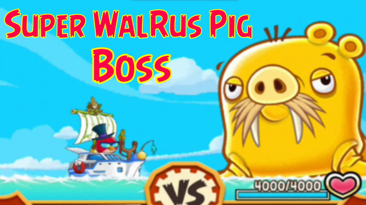 Angry Birds Fight - Super Walrus Pig Boss Gameplay Video iOS/ Android ...