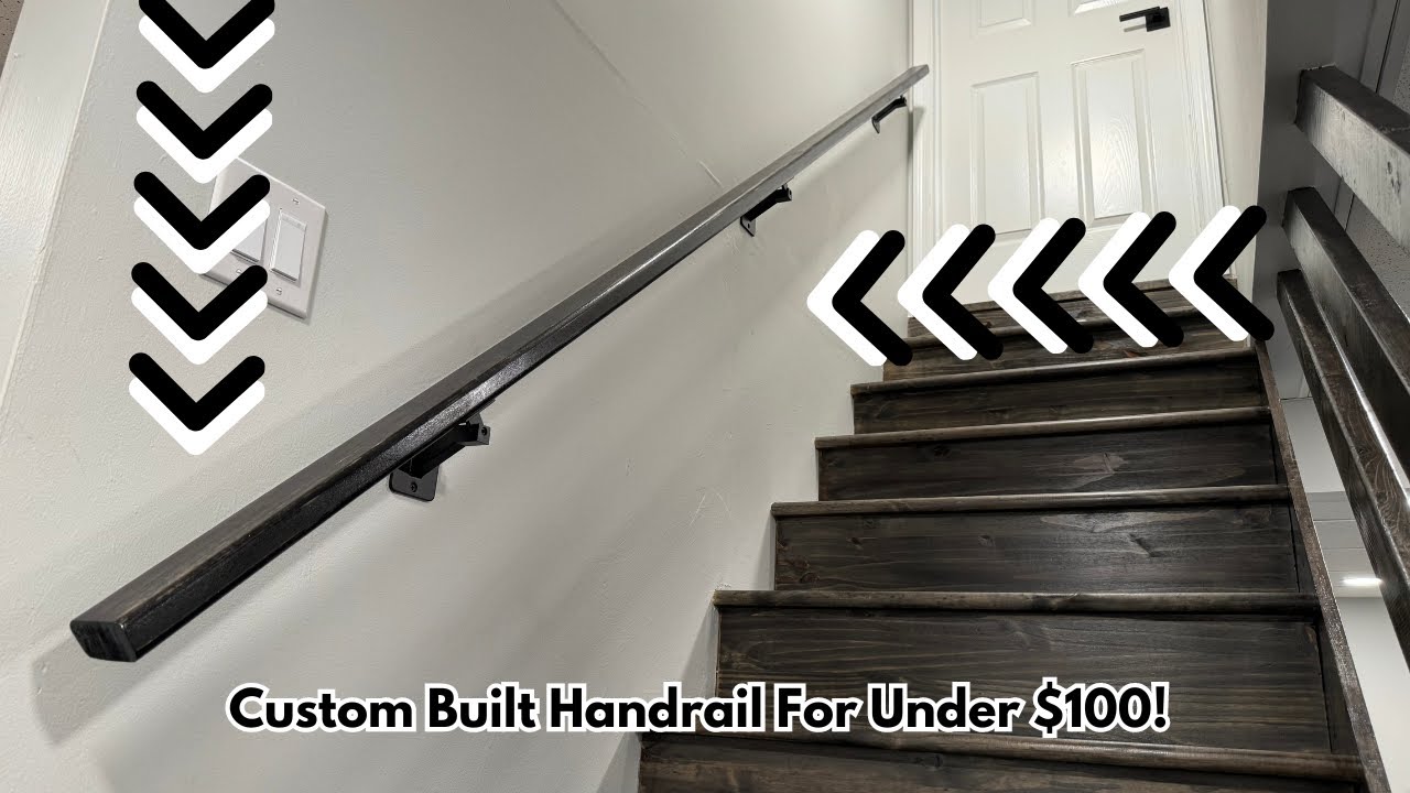DIY Handrail Transformation | Turning Old into Modern - YouTube