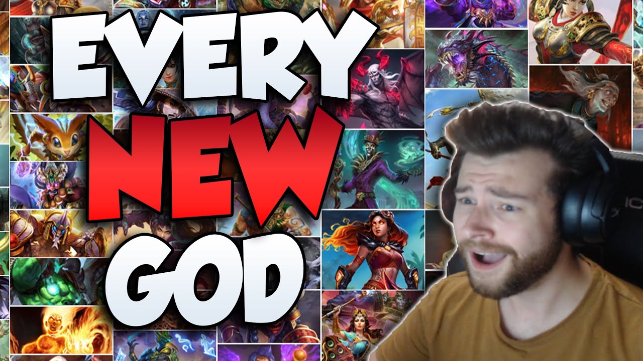 9 GODS IN A MONTH?! THEY SHOWED ALL 50 NEW SMITE GODS - YouTube