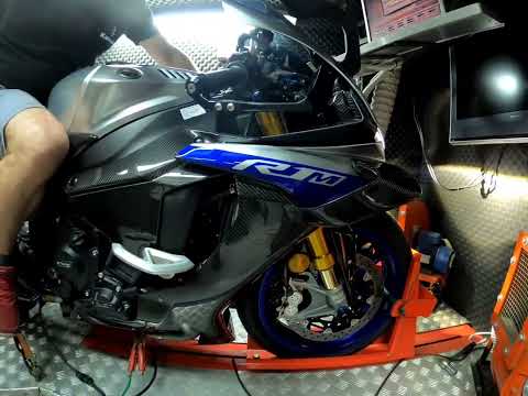 Remap Woolich Racing YAMAHA R1M 2018 Full System Akrapovic and K&N Air ...