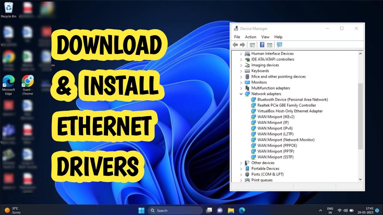 How to Download & Install Ethernet Drivers For Windows 11/10 (EASY ...