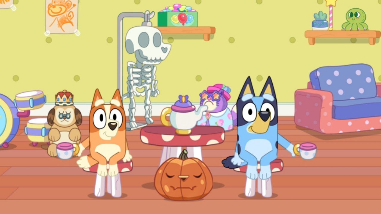 Bluey : Halloween Tea Party - YouTube