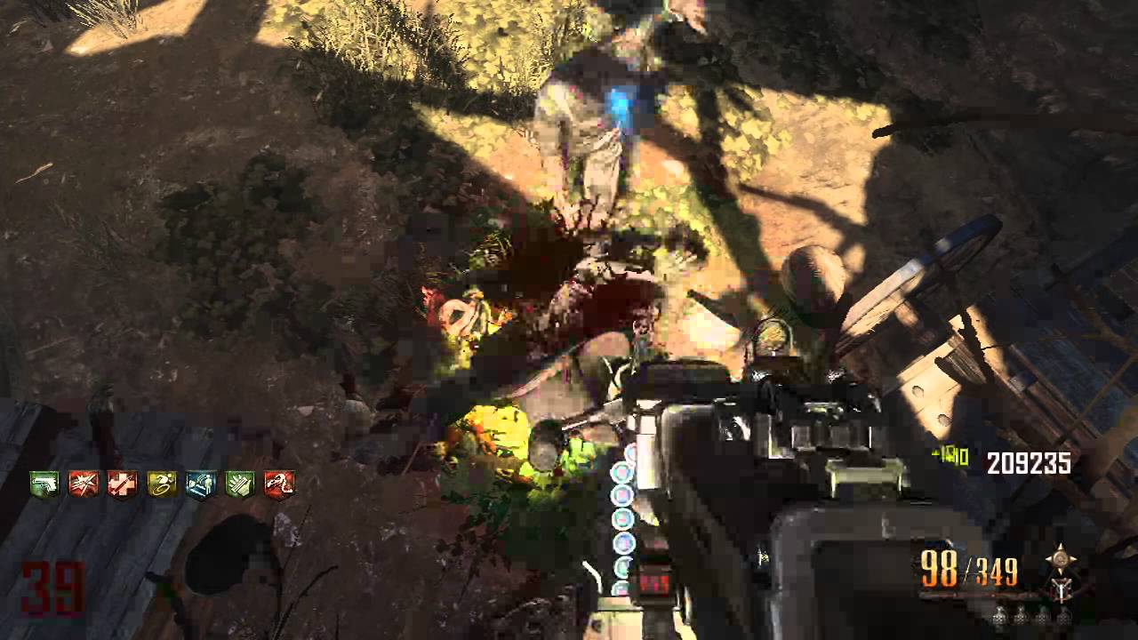 Black ops 2 zombies slaughter house single player - YouTube