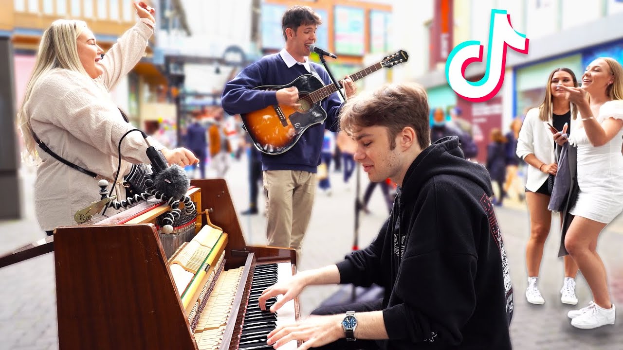 We Played TikTok MEME Songs In Public - YouTube