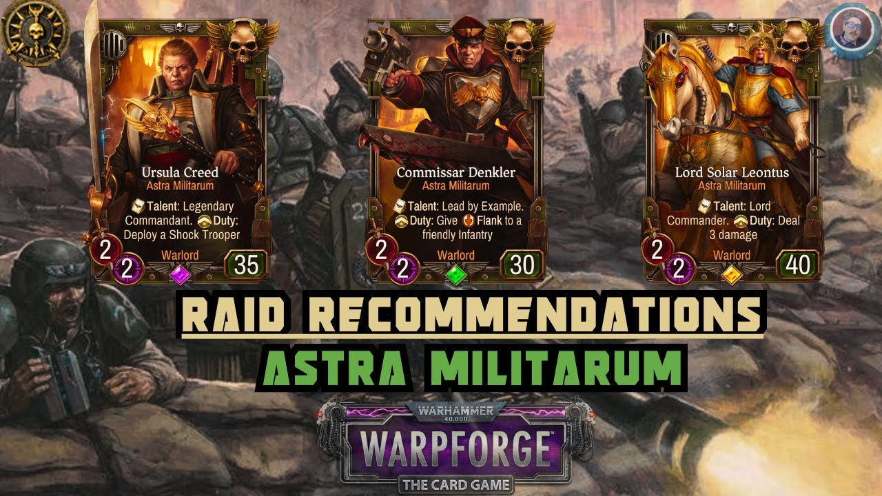Raid Recommendations, Astra Militarum! Warhammer 40,000: Warpforge ...