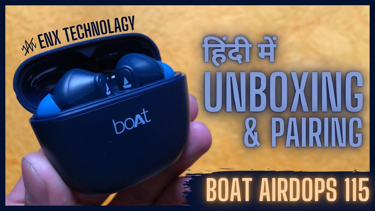 BOAT AIRDOPES 115 (UNBOXING & PAIRING) @UnboxingGuruOfficial - YouTube