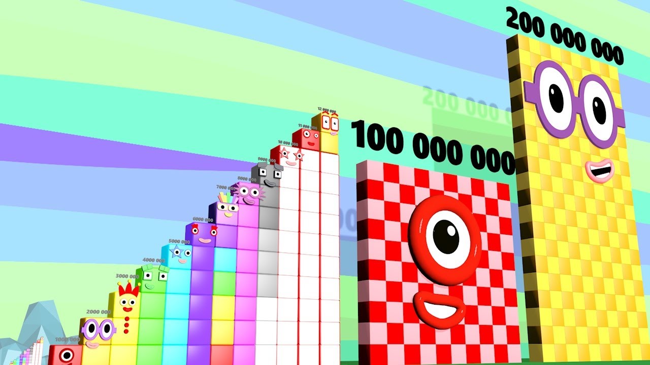 Looking for Numberblocks Puzzle Step Squad 1 to 12 MILLION to ...